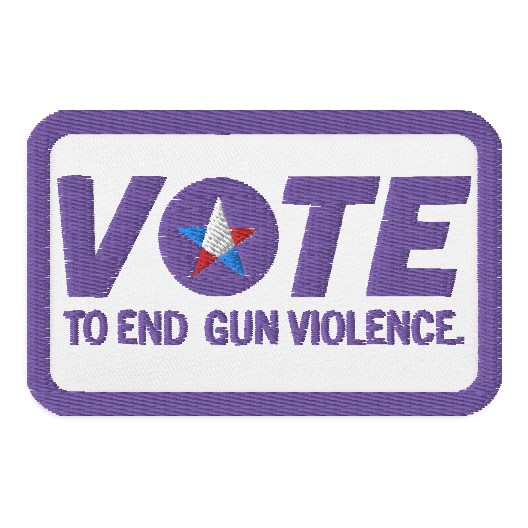 Vote to End Gun Violence Iron on Patch – Brady United